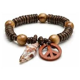 Armband "Hippie", Damen, Gr. Holz, braun, Collezione Alessandro, Armb&auml;nder Armband