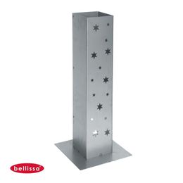 bellissa bellissa&reg; Corten Feuers&auml;ule 70cm Lichts&auml;ule Windlicht S&auml;ule Garten