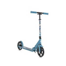 Byox Kinderroller Monster klappbar PU-R&auml;der LED ABEC-7 St&auml;nder bis 100 kg blau