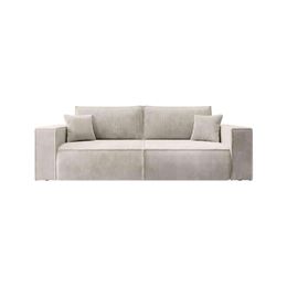 Selsey Einzelsofa mit Schlaffunktion Farese creme Ma&szlig;e (cm): B: 257 H: 85 &raquo; M&ouml;bel Kraft