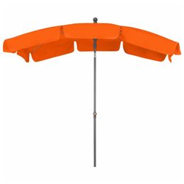 siena GARDEN Tropico Mittelstockschirm terracotta 210 Sonnenschirm Terrassenschirm