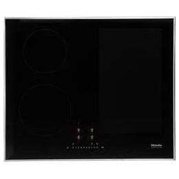Miele Flex-Induktions-Kochfeld "KM 7464 FR", schwarz, B:62,6cm H:5,2cm T:52,6cm, Kochfelder, Mit 4 Kochzonen inkl. 1 leistungsstarken PowerFlex-Kochbereich