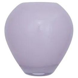 Tischvase Fink "Livia", rosa (rose), H:18cm &Oslash;:16cm, Glas, Vasen, mundgeblasen