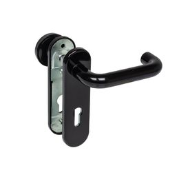 H&ouml;rmann H&ouml;rmann FS Wechselgarnitur D-110 Kurzschild PZ Knopf K-130 Kunst. schwarz 454685