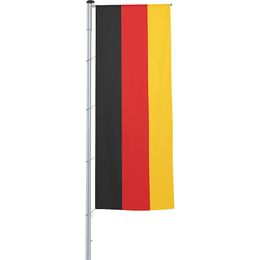 Mannus Auslegerflagge/L&auml;nder-Fahne, Format 1,2 x 3 m, Deutschland