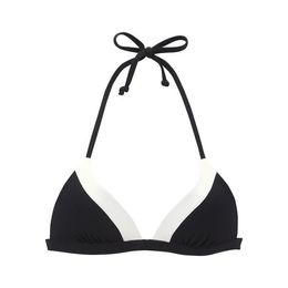 Lascana Triangel-Bikini-Top 'Chic' mehrfarbig Gr. 36 Cup A/B. Ohne B&uuml;gel. Nachhaltig.