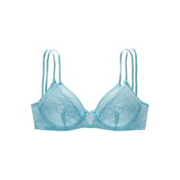 Lascana B&uuml;gel-BH blau Gr. 85B. Mit B&uuml;gel