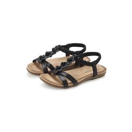 Lascana Sandale 'Sommerschuh, Sandalette, offener Schuh,' schwarz Gr. 40 f&uuml;r Damen