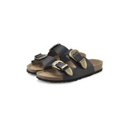 French Connection Pantolette 'Mule, Sandale, offener Schuh, Sommerschuhe, Sandale, Lederpantolette' schwarz Gr. 39 f&uuml;r Damen