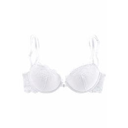 Lascana Push-up-BH wei&szlig; Gr. 70C. Mit Herausnehmbaren Kissen und mit B&uuml;gel