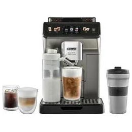De'Longhi DE'LONGHI Kaffeevollautomat "Eletta Explore Cold Brew ECAM450.86.T - 100 Rezepte (App), hei&szlig; & kalt", grau (titan), B:26cm H:38,5cm T:45cm, Kaffeevollautomaten, Cold Brew in unter 5 Minuten inkl. 3,5" Touch-Display & To-Go Funktion, Kaffeevollautomat, Topseller