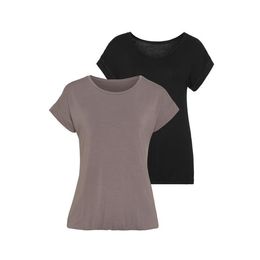 Vivance Kurzarmshirt mehrfarbig Gr. 36/38 f&uuml;r Damen. Mit Rundhals. Basic