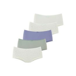 VIVANCE BY LASCANA Panty gr&uuml;n Gr. 48/50 f&uuml;r Damen. Mit Schleife. K&ouml;rpernah. Nachhaltig.