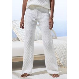 French Connection Strickhose 'NordicKnit' beige Gr. 36/38 f&uuml;r Damen. Bequem