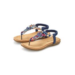 Lascana Zehentrenner 'Sommerschuh, offener Schuh, Sandalette,' blau Gr. 40 f&uuml;r Damen