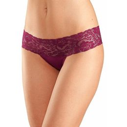 Vivance Brasilslip mehrfarbig Gr. 32/34 f&uuml;r Damen. Mit Spitze. Bequem. Nachhaltig.
