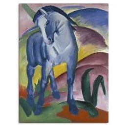 Wandbild Artland "Blaues Pferd I. 1911.", bunt (farbe bild(er): bunt), B:90cm H:120cm, Bilder, als Leinwandbild, Poster in verschied. Gr&ouml;&szlig;en