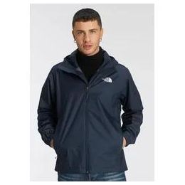 Regenjacke The North Face "MEN ́S QUEST JACKET", Herren, Gr. M (48/50), blau (marine), Web, Obermaterial: 100% Polyester. Futter: 100% Polyester, h&uuml;ftlang, hoch geschlossener Ausschnitt, mit innenliegendem Gummizug, Jacken Regenjacke, leichtes, atmungsaktives Material, mit Mesh-Futter, mit DWR-System