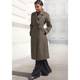 French Connection Trenchcoat beige Gr. 34 f&uuml;r Damen. Nachhaltig.