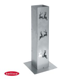 bellissa bellissa&reg; Corten Feuers&auml;ule 70cm Lichts&auml;ule Windlicht S&auml;ule Garten