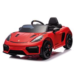 Injusa Porsche Spyder 12V Elektroauto f&uuml;r Kinder ab 3 Jahren &ndash; Luxuskinderauto mit Licht & Sound