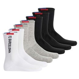 FC Barcelona FCB Kids Crew Socks 7-Pack Unisex Socken