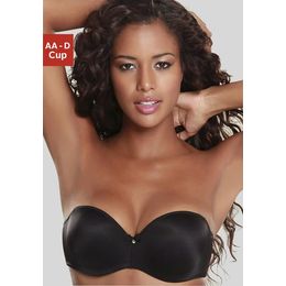 Lascana Multiway-BH schwarz Gr. 75B. Mit Integriertem Kissen und mit B&uuml;gel