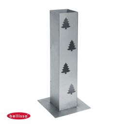 bellissa bellissa&reg; Corten Feuers&auml;ule 70cm Lichts&auml;ule Windlicht S&auml;ule Garten