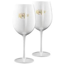 Feinkost K&auml;fer Cocktailglas K&Auml;FER, wei&szlig;, B:9cm H:23cm &Oslash;:9cm, Kristallglas, Trinkgef&auml;&szlig;e, Cocktailglas, 600 ml, H&ouml;he ca. 23 cm