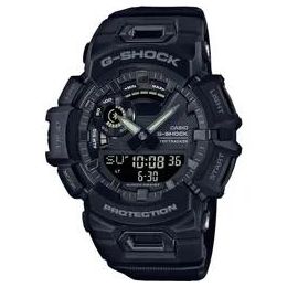 Smartwatch Casio G-SHOCK "GBA-900", schwarz (schwarz, schwarz, schwarz), Smartwatches, Herren, Smartwatch, Armbanduhr,Herren,Bluetooth,Schrittz&auml;hler,digital, bis 20bar wasserd.