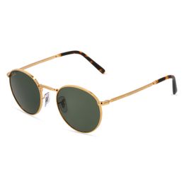 Ray-Ban RB 3637 | Unisex-Sonnenbrille | Fassung: Vollrand, Panto, Metall, Gold Gl&auml;nzend | Glasfarbe: G15