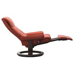 Relaxsessel stressless "View", henna batick, B:79cm H:109cm T:77cm, Leder BATICK: BATICK ist ein leicht korrigiertes, durchgef&auml;rbtes und genarbtes M&ouml;belleder, bei dem die meisten Unebenheiten und Spuren in der Regel entfernt wurden.;Leder PALOMA: PALOMA ist ein durchgef&auml;rbtes Semianilin-M&ouml;belleder mit nat&uuml;rlicher Narbung.;ROHLEDER Stoff Q2 FARON: Ein fester zuverl&auml;ssiger Boucl&eacute; mit einem strukturi
