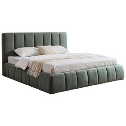 Boxxx Polsterbett, Gr&uuml;n, Kunststoff, Pappel, massiv, 180x200 cm, Stoffauswahl, in verschiedenen Gr&ouml;&szlig;en erh&auml;ltlich, Schlafzimmer, Betten, Polsterbetten