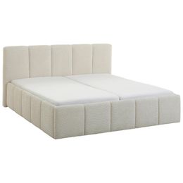 Xora Polsterbett, Creme, Holz, Eukalyptusholz, 180x200 cm, Reach, Schlafzimmer, Betten, Polsterbetten