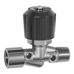 Riegler Nadelventil, Messing vernickelt, IG/AG, Rp/R 1/4, DN 4 (212.40-N)