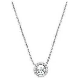 Kette mit Anh&auml;nger Michael Kors "Schmuck Geschenk Silber 925 Halsschmuck PREMIUM", silber (silberfarben, kristallwei&szlig;), Halsketten, Damen, Silber 925 (Sterlingsilber), L: 43, glitzernd, mit Zirkonia (synth.)