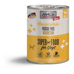 MAC's Dog Mono Pute Hunde-Nassfutter getreidefrei 6x800g