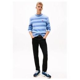 Tommy Hilfiger Slim-fit-Jeans TOMMY JEANS "Scanton Slim", Herren, Gr. 36, L&auml;nge 32, schwarz (schwarz denim), Denim/Jeans, Obermaterial: 90% Baumwolle, 8% Elastomultiester, 2% Elasthan, slim fit, Jeans Slim-fit-Jeans, mit mittlerer Leibh&ouml;he, 5-Pocket-Design