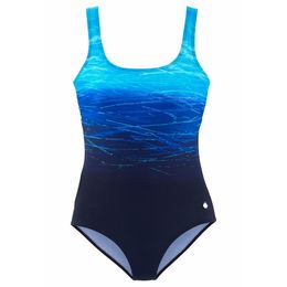 Lascana Badeanzug Damen Gr&ouml;&szlig;e 4XL blau / marine / aqua