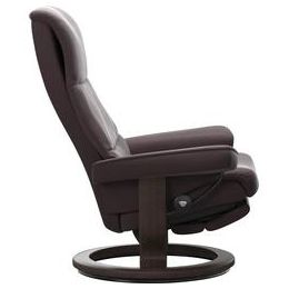 Relaxsessel stressless "View", bordeaux paloma, B:79cm H:109cm T:77cm, Leder BATICK: BATICK ist ein leicht korrigiertes, durchgef&auml;rbtes und genarbtes M&ouml;belleder, bei dem die meisten Unebenheiten und Spuren in der Regel entfernt wurden.;Leder PALOMA: PALOMA ist ein durchgef&auml;rbtes Semianilin-M&ouml;belleder mit nat&uuml;rlicher Narbung.;ROHLEDER Stoff Q2 FARON: Ein fester zuverl&auml;ssiger Boucl&eacute; mit einem strukt