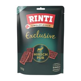 Rinti Singlefleisch Exclusive Snack Hirsch pur Hundesnacks getreidefrei 50g