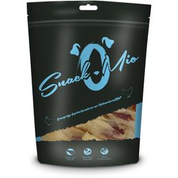 SnackOMio knusp. Kaninchenohren an H&uuml;hnerbrustfilet Hundesnacks ohne Zuckerzusatz 70g