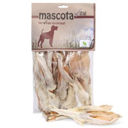 Mascota vital Kaninchenohren mit Fell Hundesnacks getreidefrei 200g