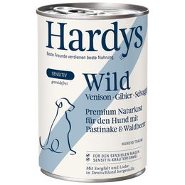 Hardys Sensitiv Wild Hunde-Nassfutter getreidefrei 6x400g