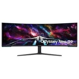 Samsung Curved-Gaming-LED-Monitor "Odyssey Neo G9 S57CG954NU", Energieeffizienz: G (A-G), schwarz-wei&szlig; (wei&szlig;, schwarz), B:132,75cm H:42,95cm T:33,84cm, Monitore, 1ms (G/G)
