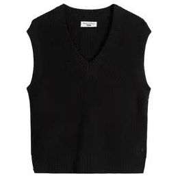 Marc O'Polo Strickpullover MARC O'POLO DENIM "aus reiner Bio-Baumwolle", Damen, Gr. XL, schwarz, Obermaterial: 100% Baumwolle, unifarben, Pullover Strickpullover