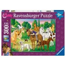 Puzzle Ravensburger "Lissy und Arcado auf der Koppel", bunt, Puzzles, KinderB:49cm H:36cm, Pappe, Motiv, Made in Germany, B:49cm H:36cm