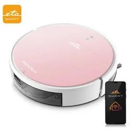 2THETA ETA Saugroboter "mit Wischfunktion Rover", rosa, B:30,5cm H:8cm T:30,5cm, Saugroboter