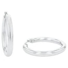 Paar Creolen Amor "9168637", silber (edelstahlfarben), Ohrringe, Damen, Edelstahl