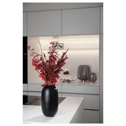 Tischvase Fink "BRASIL, Vase", schwarz, B:17cm H:30cm T:17cm &Oslash;:17cm, Vasen